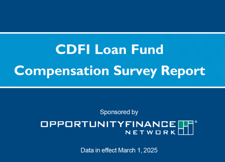 Investing in People: The 2025 CDFI Compensation Survey Report - OFN